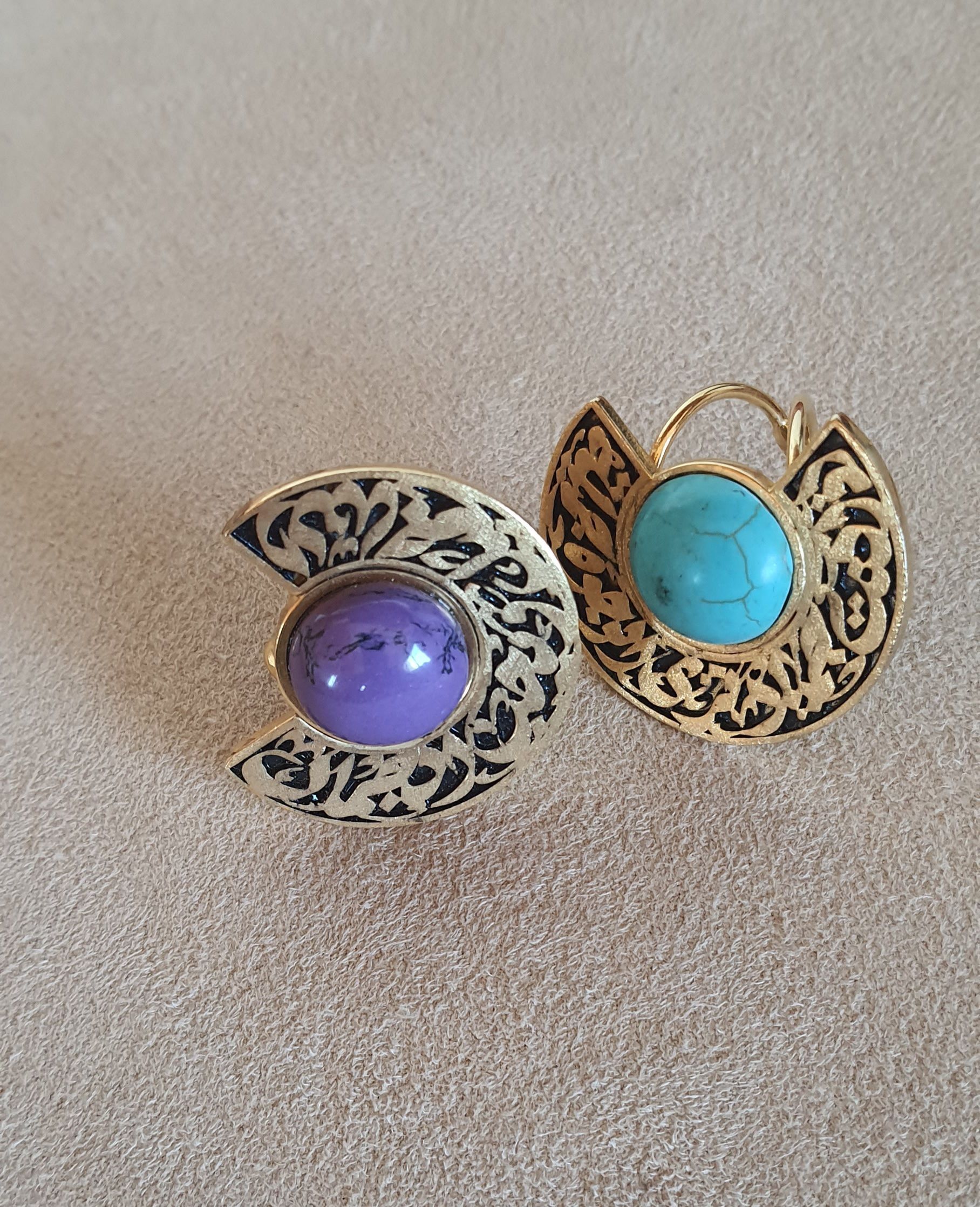 Arabic Calligraphy Half Moon Rings – Ororah